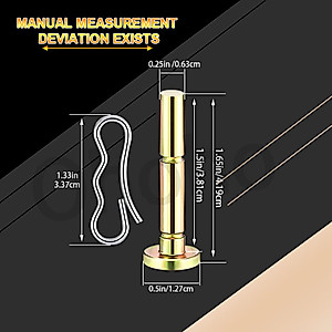 Ohoho 10Pack 738-04124A Shear Pins & 714-04040 Bowtie Cotter Pin - Compatible with MTD / CUB &Troy-bilt Craftsman 738-04124A 738-04124 938-04124 714-04040 7188389 80-749 780-242 Snow Throwers