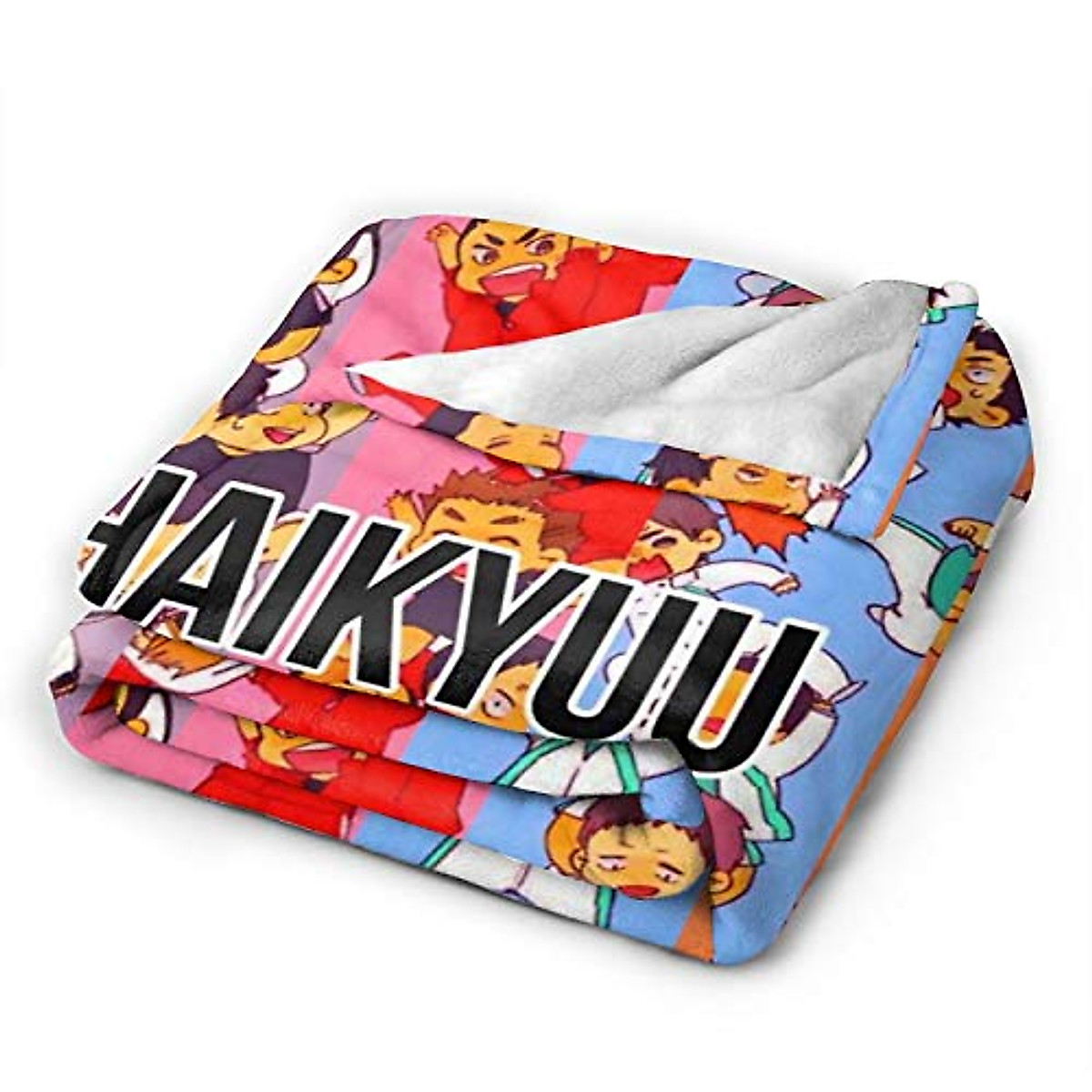 MKJIH Haikyu-u!! Fleece Throw Blanket Super Soft Plush Blanket for Bed Couch Sofa 50 X 40 in