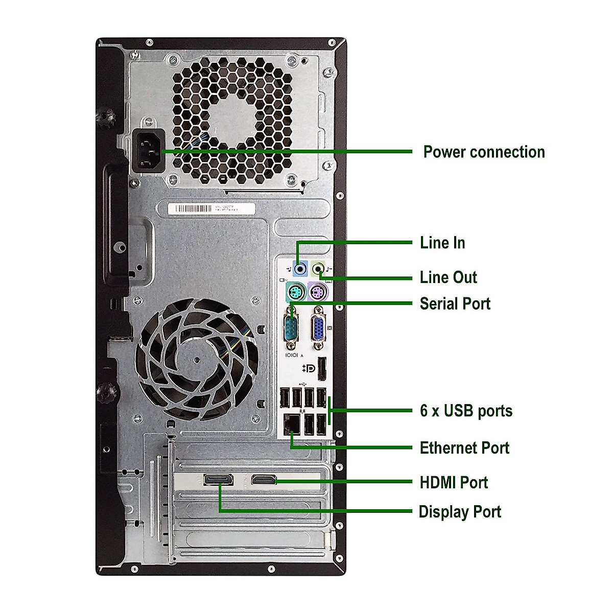 HP Elite 8300 Tower Computer PC, Intel Core i5 3.20GHz, 16GB Ram, 128GB M.2 SSD, 500GB HDD, Keyboard & Mouse, WiFi | Bluetooth, DVD Drive, Nvidia GeForce GT 1030 2GB DDR5, Windows 10 (Renewed)