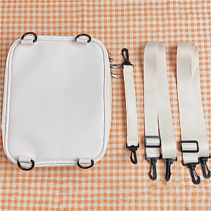 AWXZOM cute Ita Backpack Fashion Gameboy Style itabag Kawaii Backpack pin display backpack ita bag backpack cute backpack (black)