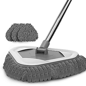 Residential Microfiber Chenille Mop | Microfiber Mops for Floor Cleaning - Triangle Dust Mop, Wet or Dry Floor Cleaning, Washable Chenille Pad Shenyang