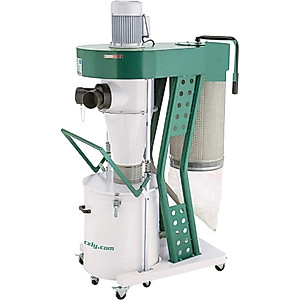 Grizzly Industrial G0860-1-1/2 HP Portable Cyclone Dust Collector