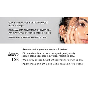Borboleta Lash Serum - Eyelash Serum for Longer, Thicker, and Fuller Looking Lashes (Full Size, 3 Month Supply)