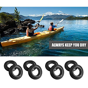 Tomato Palace Kayak Paddle Drip Rings, Canoe Paddles Drip Ring, Kayak Part Accessories (8 PCS)