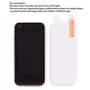 Mini Unlocked Smartphone, 3G Network Cellphone with 2.5in Screen, 1GB 8GB Storage, Quad Core, Front Rear HD Camera, Student Tiny Pocket Mobile Phone for Boy Girl Kids, for