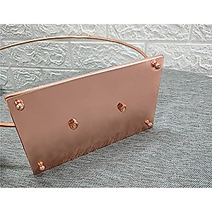 WellieSTR 1PC (Gold) Iron Round Underwear Bra Hanger Display Stand, Underwear Bra Shelf Rack Display Stand, Store Shelves,Round Circle Loop Display Stand