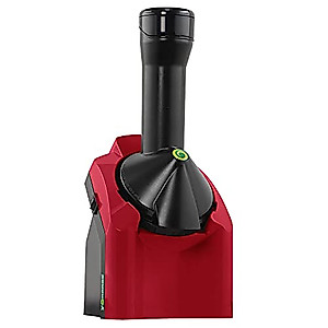 Yonanas 902RD Classic Vegan, Dairy-Free Frozen Fruit Soft Serve Maker, Includes 36 Recipes, 200-Watts, Red