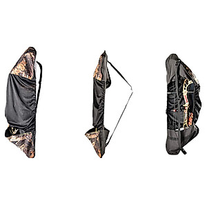 UNISTRENGH Compound Bow Bag Archery Bow Storage Case Backpack Outdoor Portable Universal Bow Carrier Holder for Men Women (Camouflage)