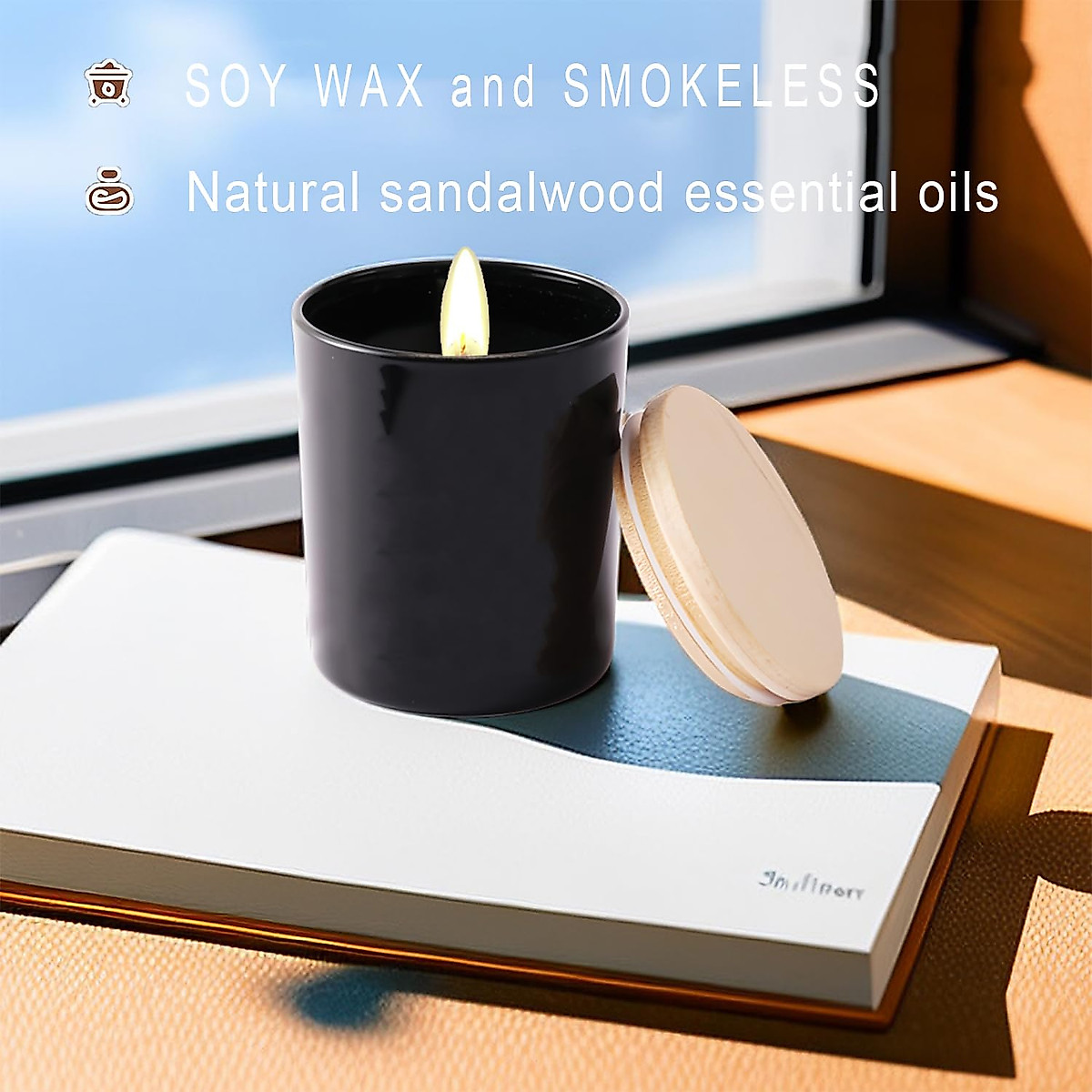 Gifts for Him Husband Boyfriend Funny Unique Christmas Anniversary Valentines Day Birthday Gifts for Men Stocking Stuffers Bachelorette Bridal Shower Gifts for Bride Sandalwood Scented Candle