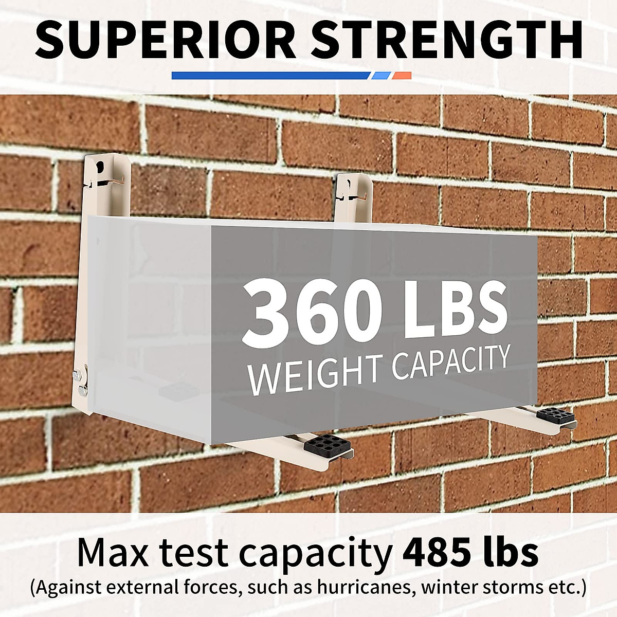 LILIJIA Mini Split Wall Mounting Bracket for 9000-36000 BTU Ductless AC/Heating System, Heavy Duty Condenser Mounting Brackets