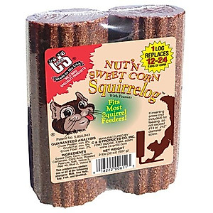Bulk Buy of C&S Nut'n Sweet Corn Squirrelogs, 16 oz. Each