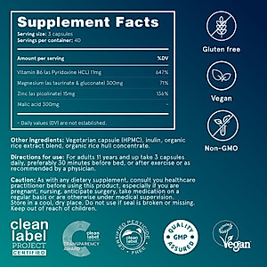 Puori Organic Magnesium Zinc Supplement - 300mg - 120 Vegan Capsules - High Absorption M3 Complex for Sleep, Immune Support, Energy, Muscle Recovery, Relaxation & Leg Cramps - Zinc & Vitamin B6