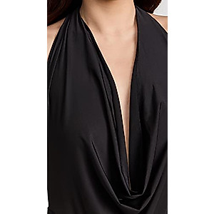 Bluebella Women's Ocean Soft Thong Bodysuit, Black, S