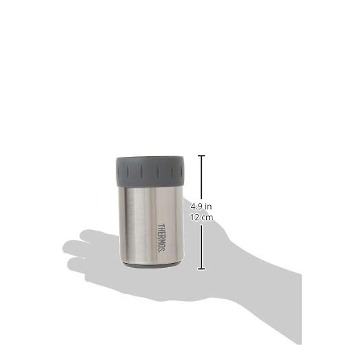 Thermos Stainless Steel Beverage Can Insulator for 12 Ounce Can