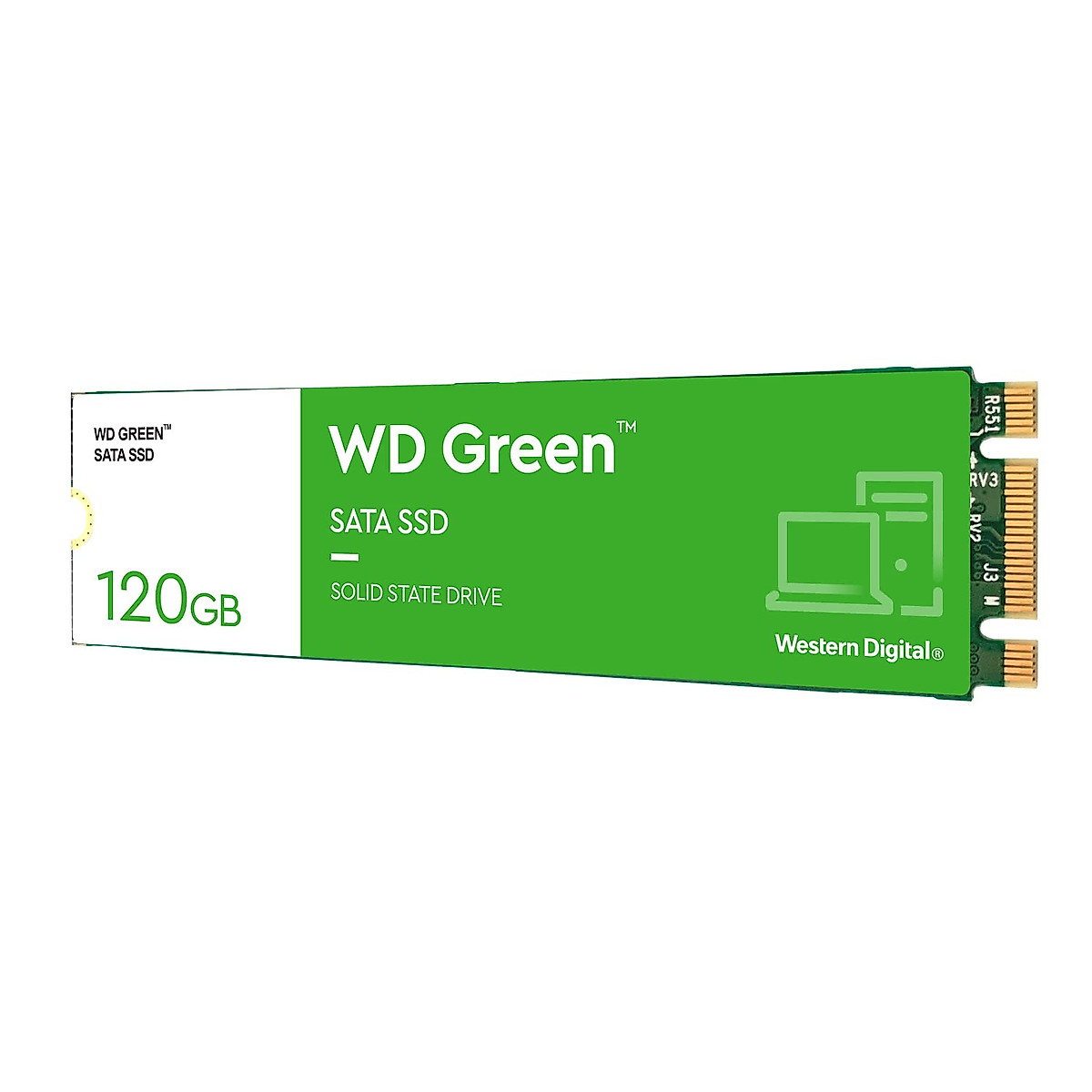 Western Digital WDS120G2G0B WD Green 120 GB Internal Solid State Drive - SATA - M.2 2280, 120GB