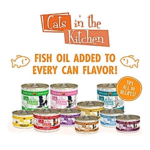 Weruva Cats in The Kitchen, Kitchen Cuties Variety Pack, Wet Cat Food, 3.2oz Can (Pack of 12)
