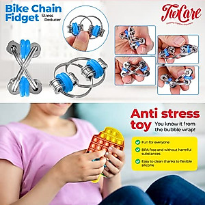 82 Pack Fidget Toys Set, Sensory Party Favors Gifts for Boy Girl Kids Adults Autism Stress Relief Stocking Stuffers Pop It Autistic Bulk Goodie Bag Filler Treasure Box Classroom Prizes School