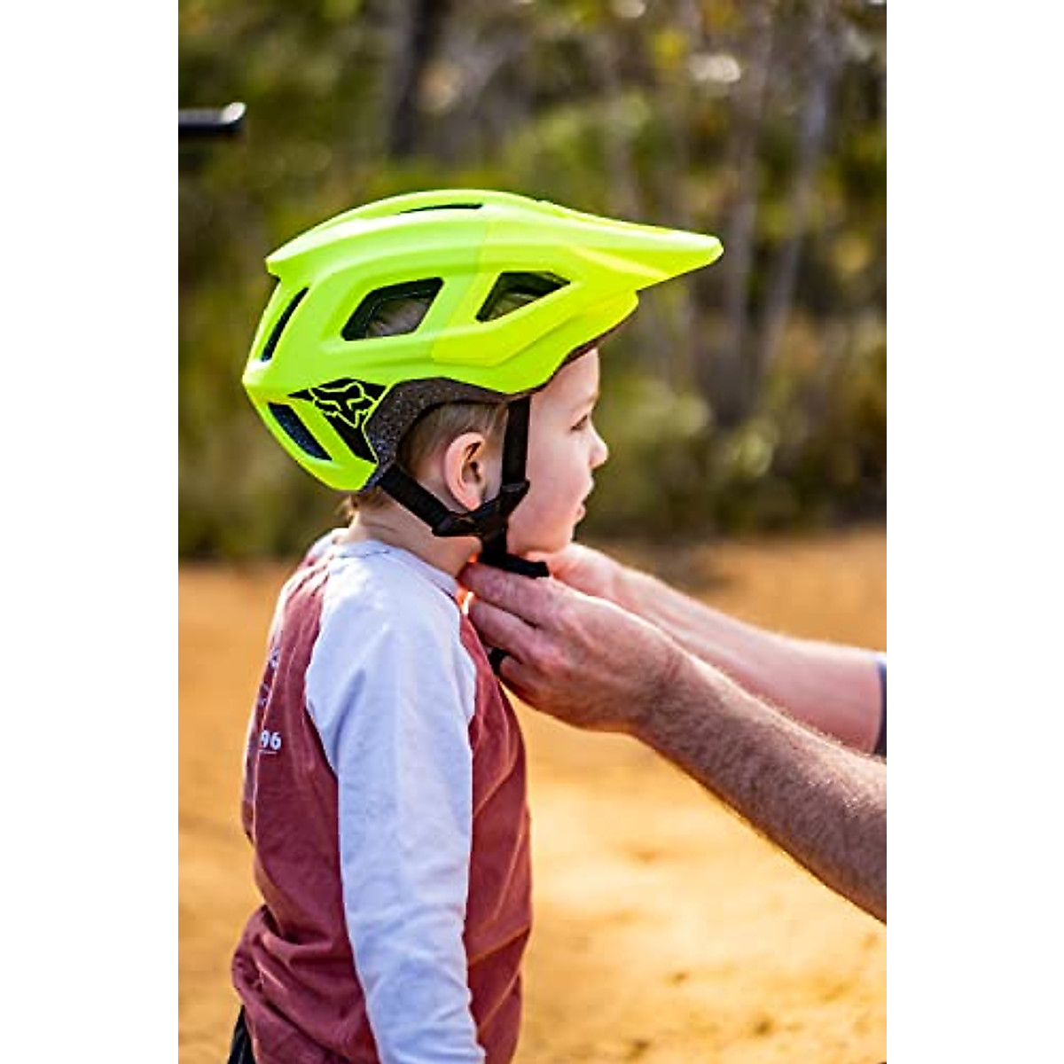Fox Racing Youth Mainframe Mountain Bike Helmet, Black/Black
