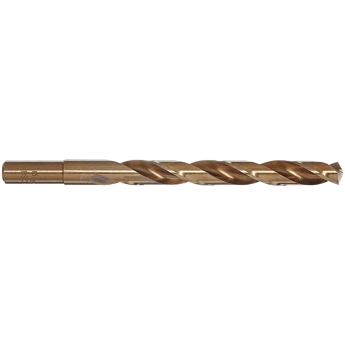 Drill America 5/8" Reduced Shank Cobalt Drill Bit with 1/2" Shank, D/ACO Series