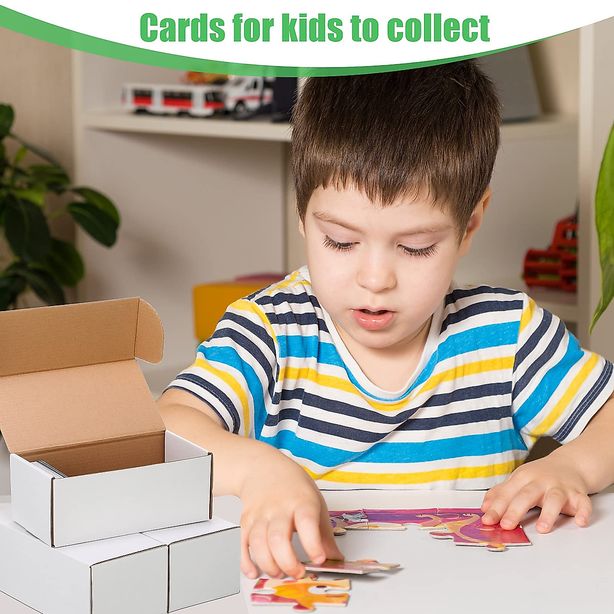 30 Pcs 400 Count Trading Card Storage Box Cardboard Baseball Card Storage Box Collectible Trading Card Cases for Sports Cards Gaming Cards Game Collecting Holder Supplies