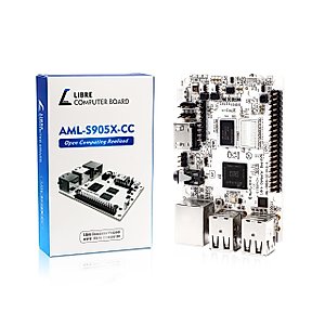 Libre Computer Board AML-S905X-CC (Le Potato) 1GB 64-bit Mini Computer for 4K Media
