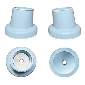 Elzrghs Replacement Feet for Shower Chair,Shower Bench,Bedside Commode,Tub Transfer Bench and Bath Seat, Rubber Non Slip Suction Feet,Pack of 4,1-1/8" I.D