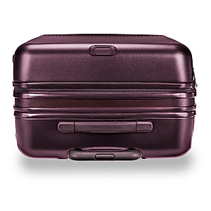 Briggs & Riley Sympatico Hardside Medium Spinner Luggage, Plum, 27-Inch Checked