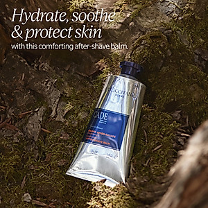 L'OCCITANE Soothing Cade After Shave Balm, 2.5 Fl. Oz: Hydrating, Soothe After Shave, Reduce feelings of irritation, With Shea Butter + Cade Essential Oil