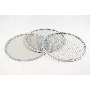 Japanese Stainless Bonsai Tool Soil Sieve Set w / 3 Nets - 8.25"x 8.25"x 2.75"