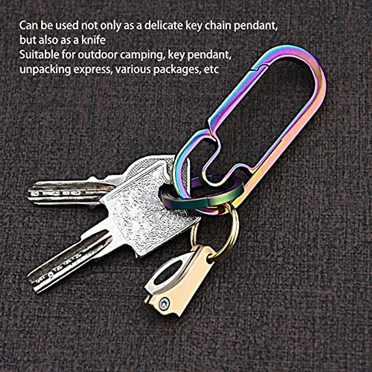 RTZY Portable Brass Small Pocket Knife with a Small Knife with a Key Chain for Outdoor Camping (RTZY1nh39cuxov)