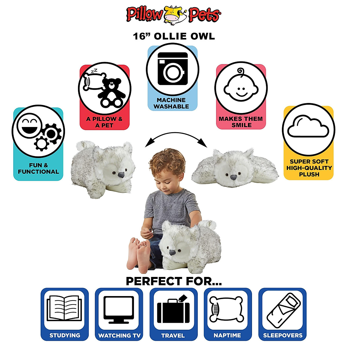 Pillow Pets Ollie OWL