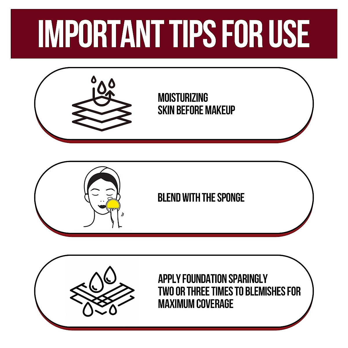 FV Waterproof Foundation with Medium Coverage, Oil-free & Long Lasting, Lightweight, Matte Foundation for Oily/Normal Skin, Sweat-resistant Liquid Makeup Foundation for Face, 30g, Natural Beige