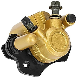 FVRITO Brake Caliper and Pads for 110cc 125cc 150cc 200cc 250cc 196cc 6.5HP Coleman kt196 yerf dog gx150 Kandi Baja RTK200 Go Kart Dune Buggy Taotao Roketa Sunl Kazuma Chinese ATV Quad Golden