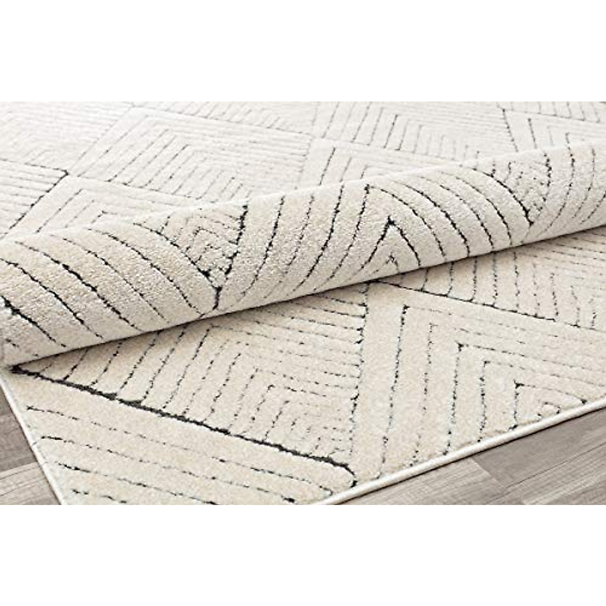 CosmoLiving by Cosmopolitan Area Rug, 8'0"x10'0", Alabaster