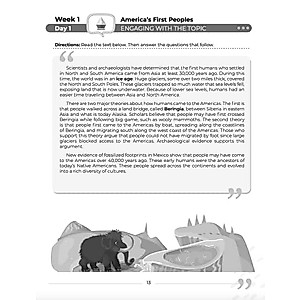 7th Grade Social Studies: Daily Practice Workbook | 20 Weeks of Fun Activities | History | Government | Geography | Economics | + Video Explanations for Each Question (Social Studies by ArgoPrep)