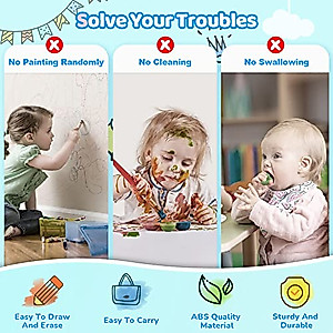 Kikidex Toddler Toys for 1 2 3 Years Old, Sturdy Magnetic Doodle Scribbler Board, Entertainment Toys for Kids, Reusable and no Mess, Educational Learning Toys Gifts for Birthday Christmas
