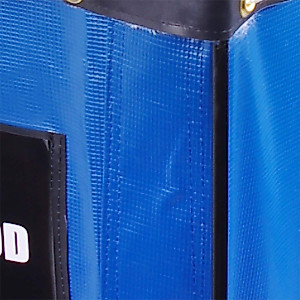 HIGOOD Basket Trucks Blue 12 Bushel Knock Down Truck, 15.0 cu. ft, 600 lb, 36" L X 26" W X 34" H Capacity