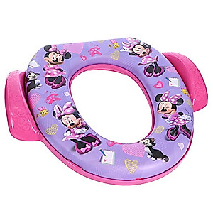 Disney Minnie Mouse "Happy Helpers" Soft Potty Seat and Potty Training Seat - Soft Cushion, Baby Potty Training, Safe, Easy to Clean