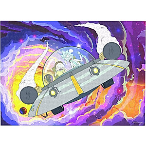 Rick and Morty “The Outside World is Our Enemy, Morty!” 1000 Piece Jigsaw Puzzle | Officially Licensed Rick & Morty Merchandise | Collectible Puzzle Featuring Rick and Morty Artwork