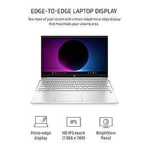 HP Pavilion 15 Laptop, 11th Gen Intel Core i5-1135G7 Processor, 8 GB RAM, 515 GB SSD Storage, HD IPS Micro-Edge Display, Windows 10 Home, Compact Design, Long Battery Life (15-eg0010nr, 2020)