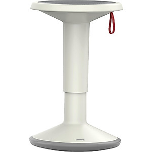 Interstuhl Up Stool Adjustable Multi-Use Ergonomic Stool, White (UP-WH)
