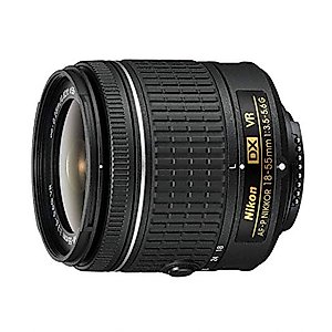 Nikon AF-P DX NIKKOR 18-55mm f/3.5-5.6G VR Lens for Nikon DSLR Cameras