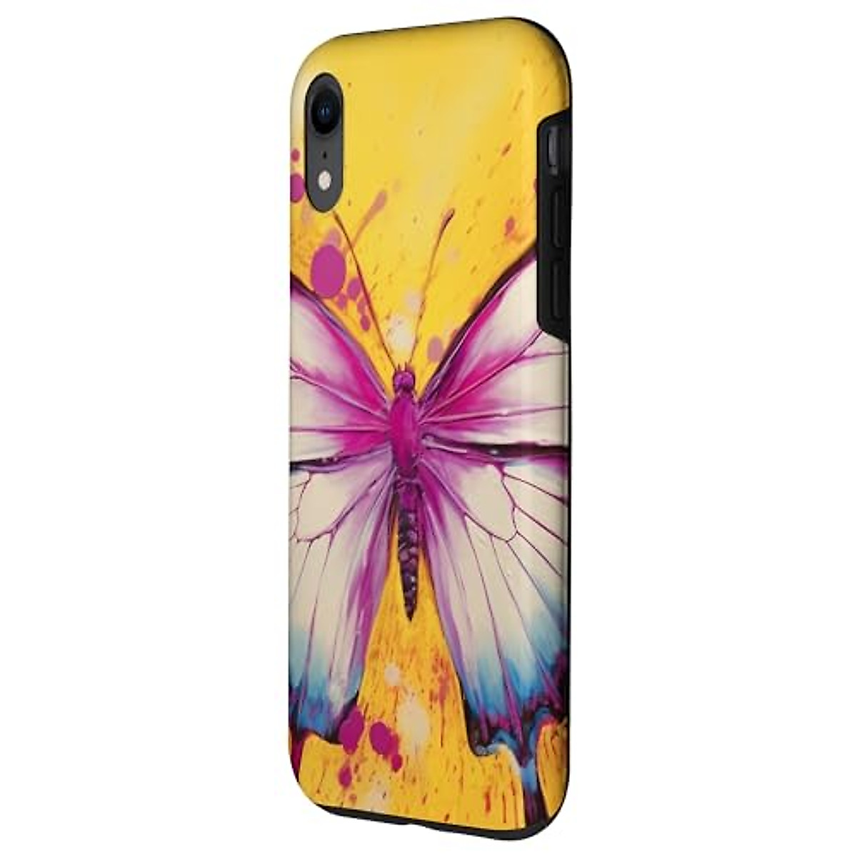 iPhone XR Yellow Butterfly Case