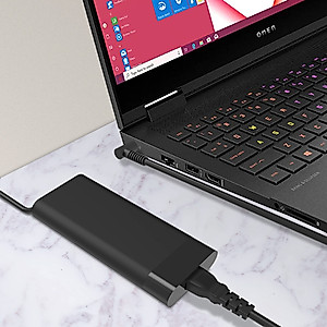 135W 19.5V 6.9A AC Adapter Laptop Charger Compatible with HP Spectre x360 15t-df100 CTO,HP Pavilion Gaming 15 17 ec0013dx 15-ec0751ms L15534-001 TPN-DA11 TPN-CA13 Ac Adapter Power Cord