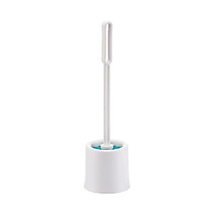 Plastic Toilet Bowl Brush Floor Stand Toilet Brush with Long Handle Toilet Cleaner Brush Home Bathroom Cleaning Accessories