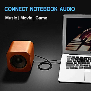 MaGeek 3.5mm Audio Aux Cord, Male to Male Auxiliary Audio Cable Compatible with Beats Headphones, iPhone, iPod, iPad, Car Audio, or Any Audio Device with 3.5mm Aux Port (Black) (1-Pack_10ft)