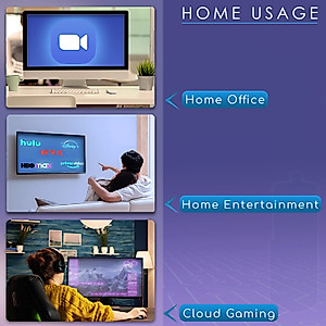 AZULLE Access4 Pro Zoom Mini PC Stick 4GB/64GB – Business & Home Video Powerful Portable Computer with Ethernet Port- Gemini Lake J4125 Processor