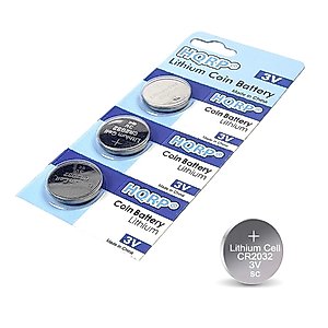 HQRP 3-Pack Lithium Battery Compatible with Snark SN-1 SN-8 Tuner
