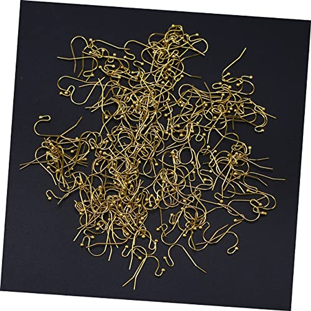 TEHAUX 200pc Earring Wire Hooks for Jewelry Making DIY Earrings Kit Beaded Studs Ear Hooks for Earrings Ear Plug Jewelry Accessories