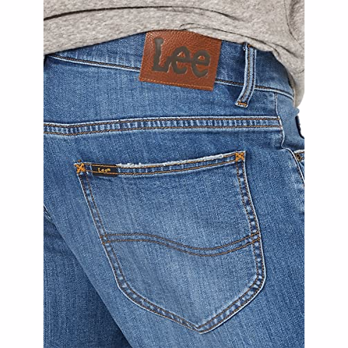 Lee mens Legendary Regular Fit 5-pocket Jean Denim Shorts, Avenger, 40 US